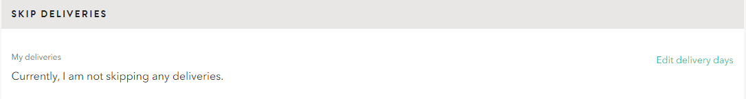 How do I skip an order in my account? – Marley Spoon Help Center